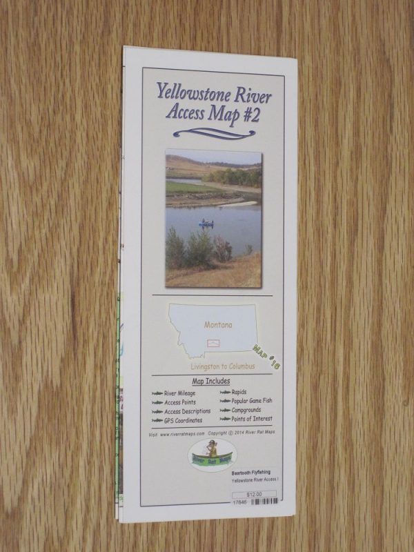 Yellowstone #2River Access Map - Beartooth Flyfishing